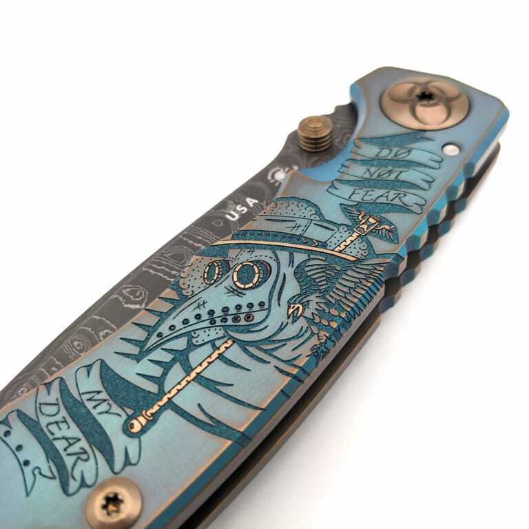 Spartan Blades - SHF Spartan Harsey Folder "Plague Doctor" Green ...