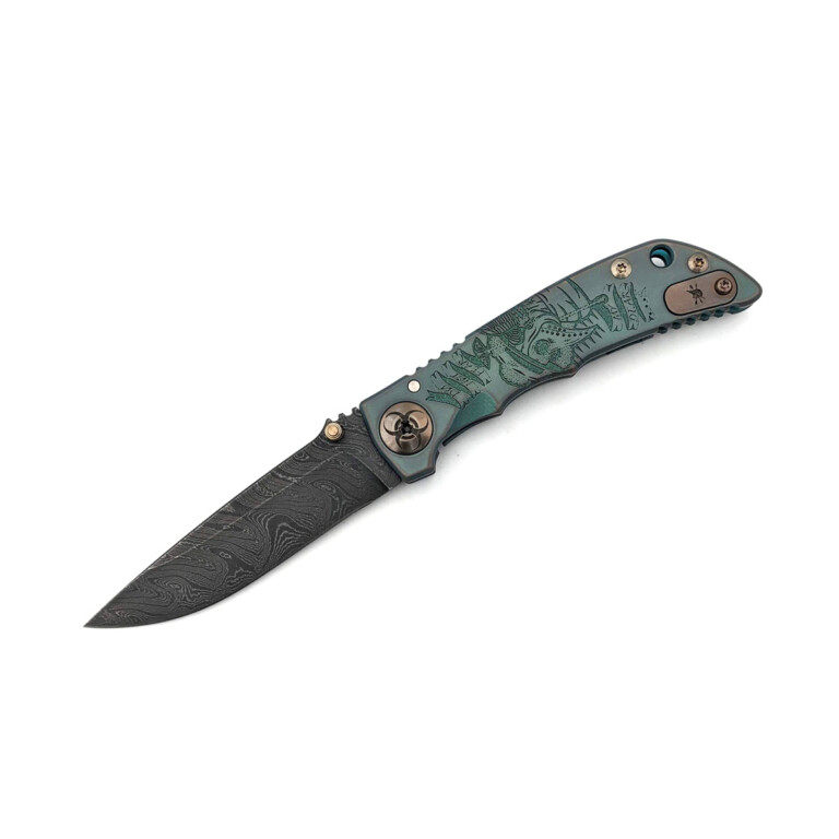 Spartan Blades - SHF Spartan Harsey Folder 3.25 "Plague Doctor" Green ...