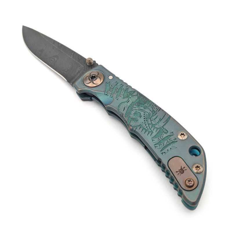 Spartan Blades - SHF Spartan Harsey Folder 3.25 "Plague Doctor" Green ...